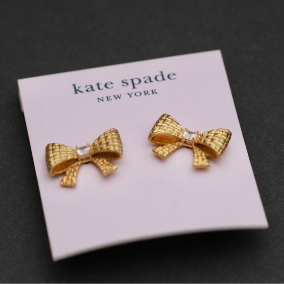 kate spade | Jewelry | Kate Spade Wrapped In A Bow Studs | Poshmark